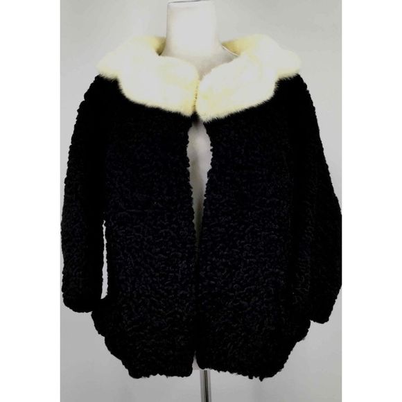 real Fur | Jackets & Coats | Xl Poodle Fur Jacket W Mink Collar | Poshmark